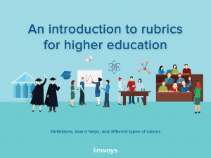 An introduction to rubrics for higher education | Linways Technologies