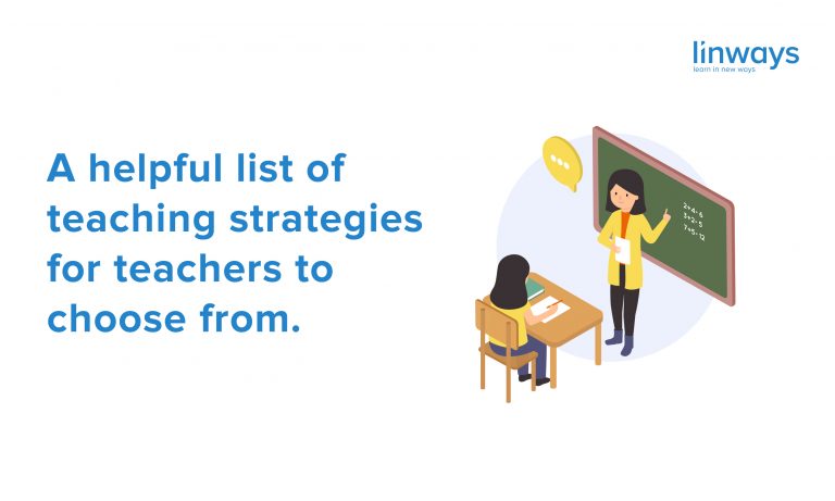 A helpful list of teaching strategies for teachers to choose from ...